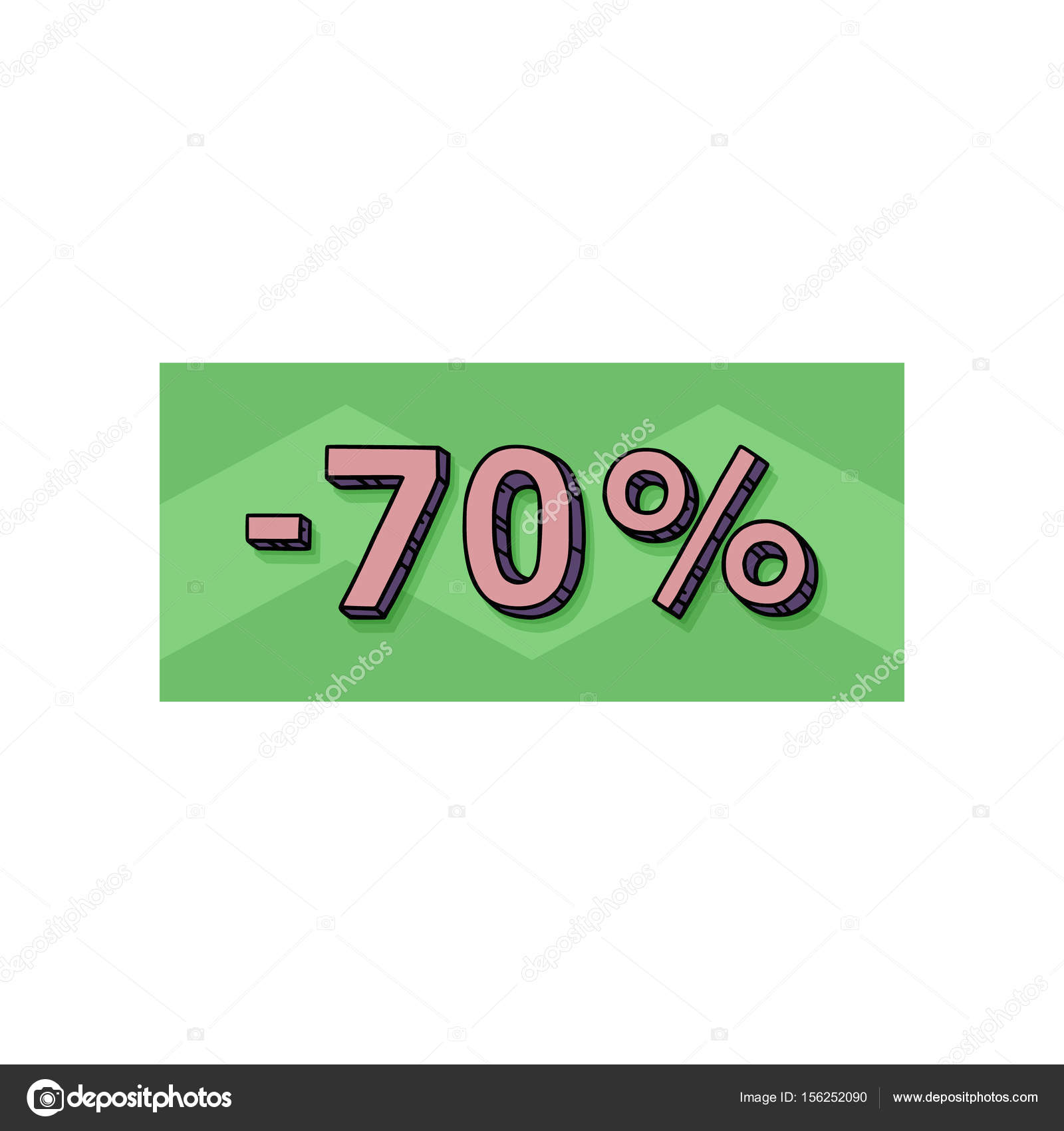 70 percent discount tag Stock Vector by ©barkarola 156252090