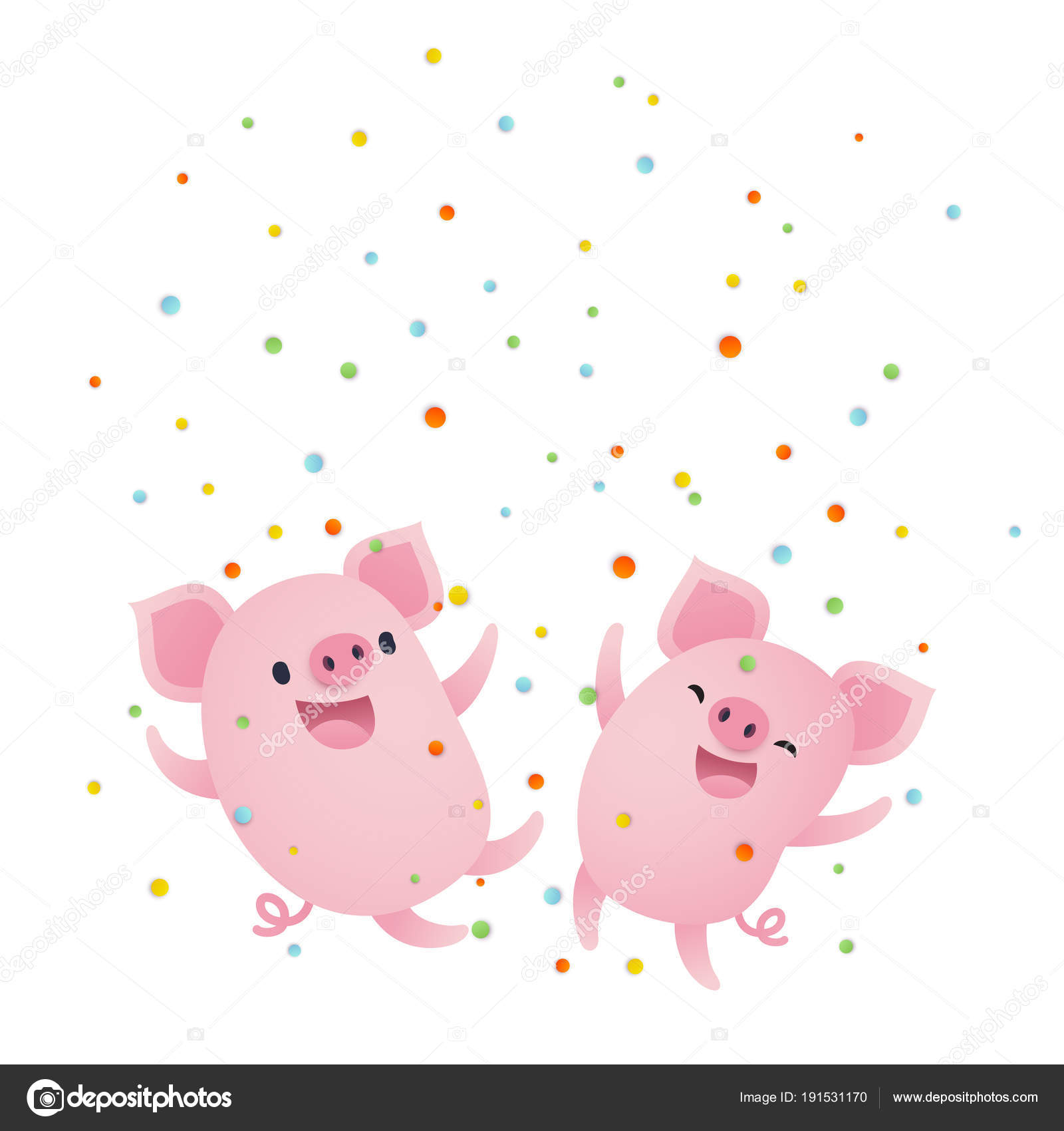 Party Décor Party Supplies Confetti Pink Pig Confetti etna.com.pe