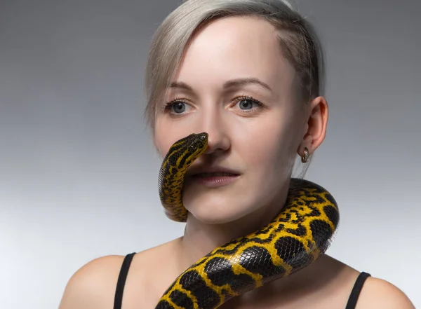 Girl with snake Stock Photos, Royalty Free Girl with snake Images ...