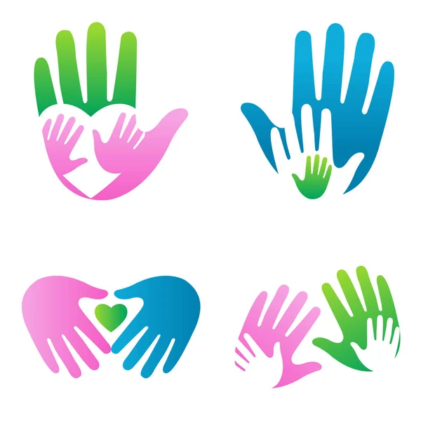 Hands and Love abstract icons collection — Stock Vector © BEEANDGLOW ... Hands and Love abstract icons collection — Stock Vector © BEEANDGLOW ...