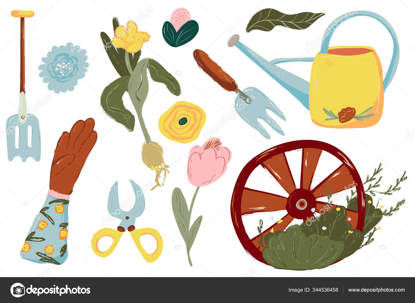 Gardening Tools And Equipment Clipart
