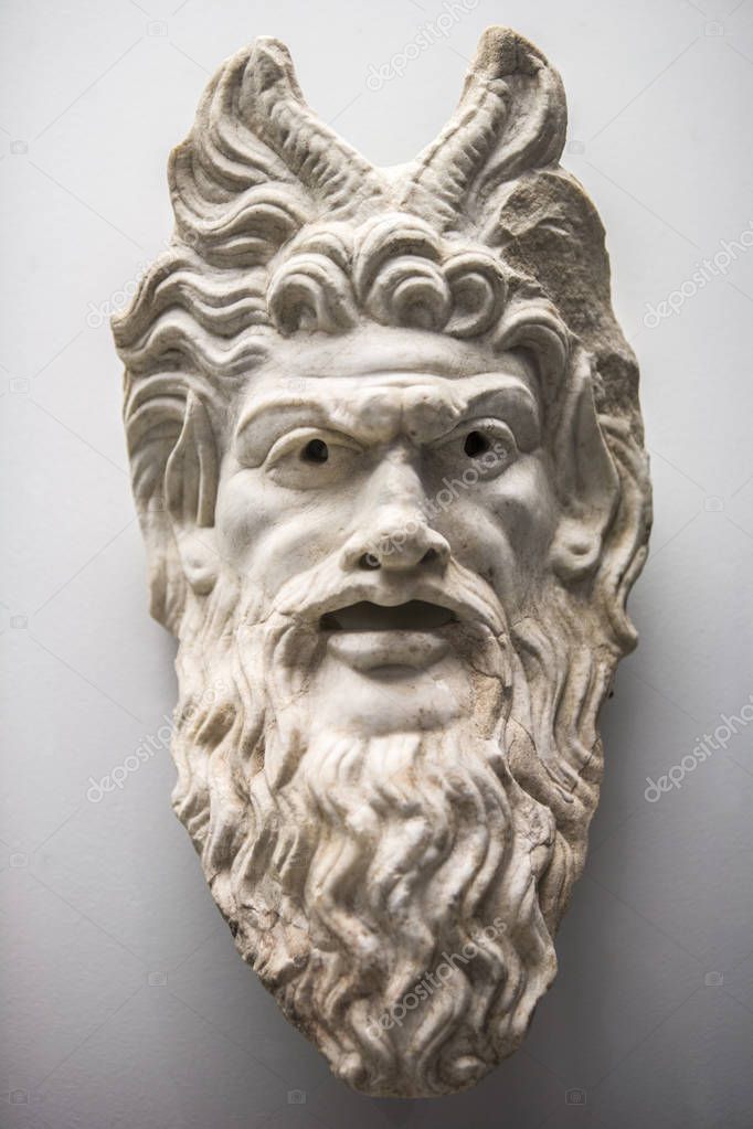 Mask of the God Pan, Cordoba, Spain – Stock Editorial Photo © Juan_G ...