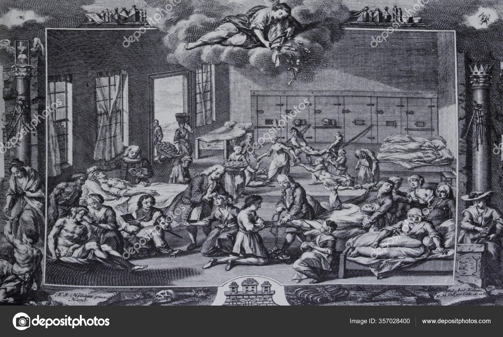 Hamburg Hospital Great Northern War Plague Outbreak 1746 Prussia Now ...