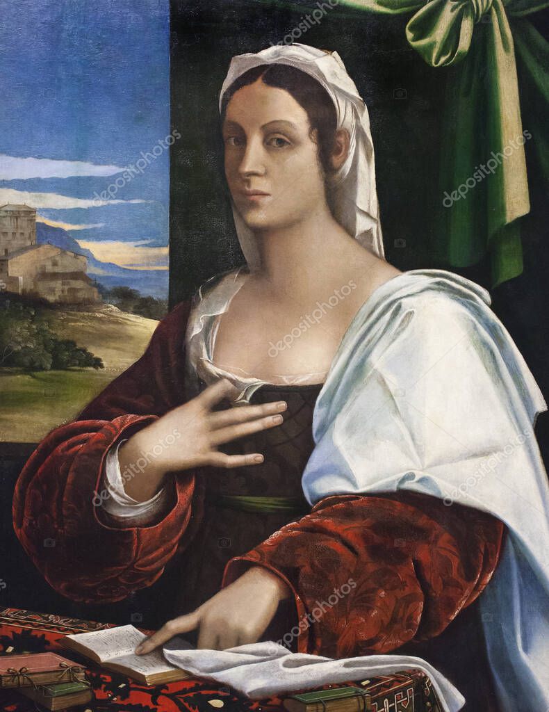 Vittoria Colonna, 1520. Pintado por Sebastiano del Piombo. Museo de ...