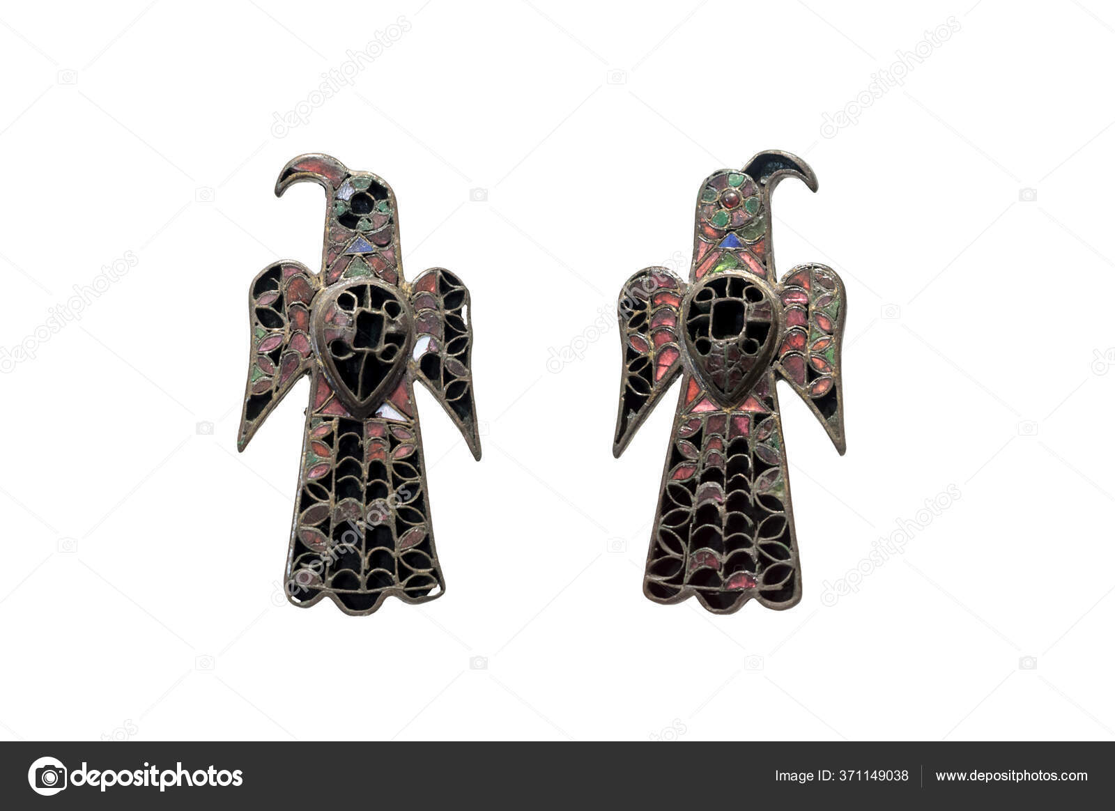 Galisteo Bronze Fibula Shape Eagle Brooches Belonging Visigoth Kingdom ...