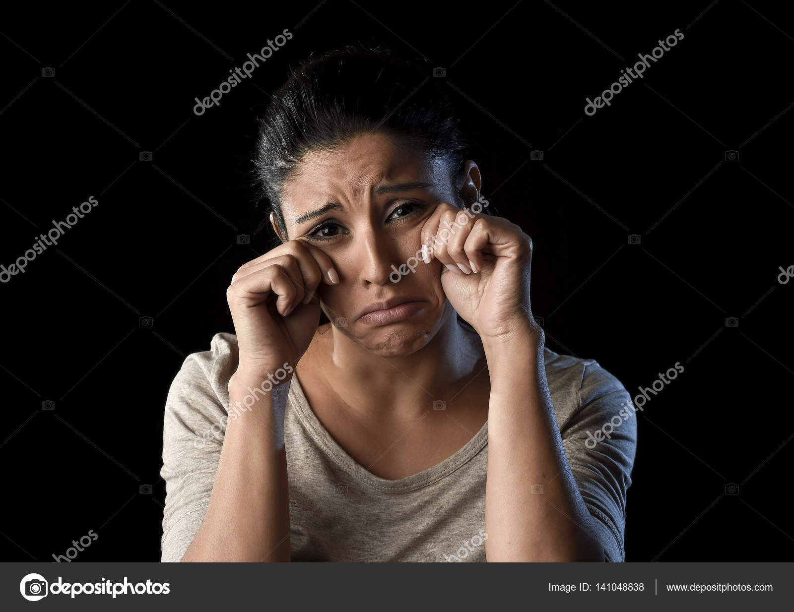Frustrated Woman Crying