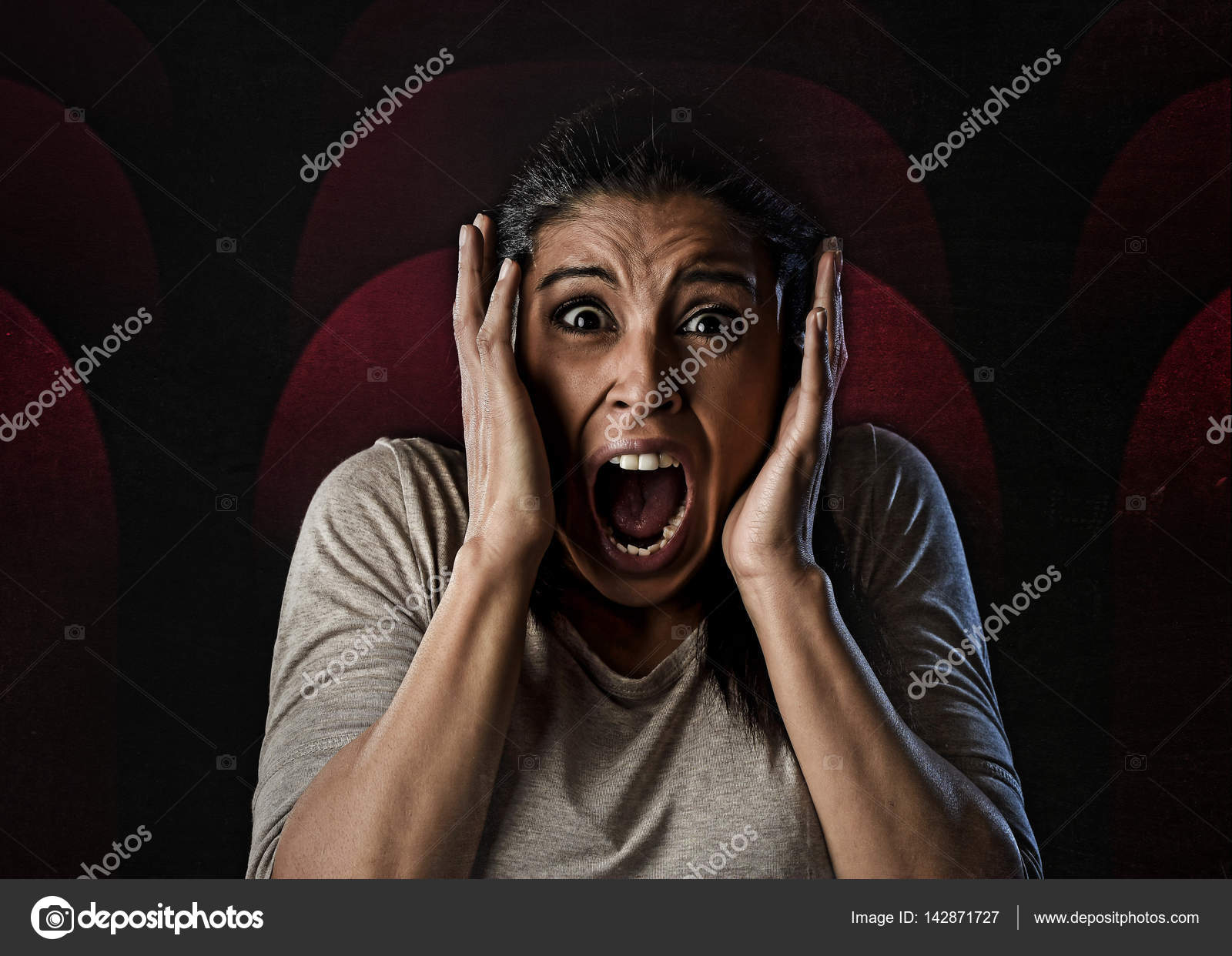 Woman Screaming In Fear