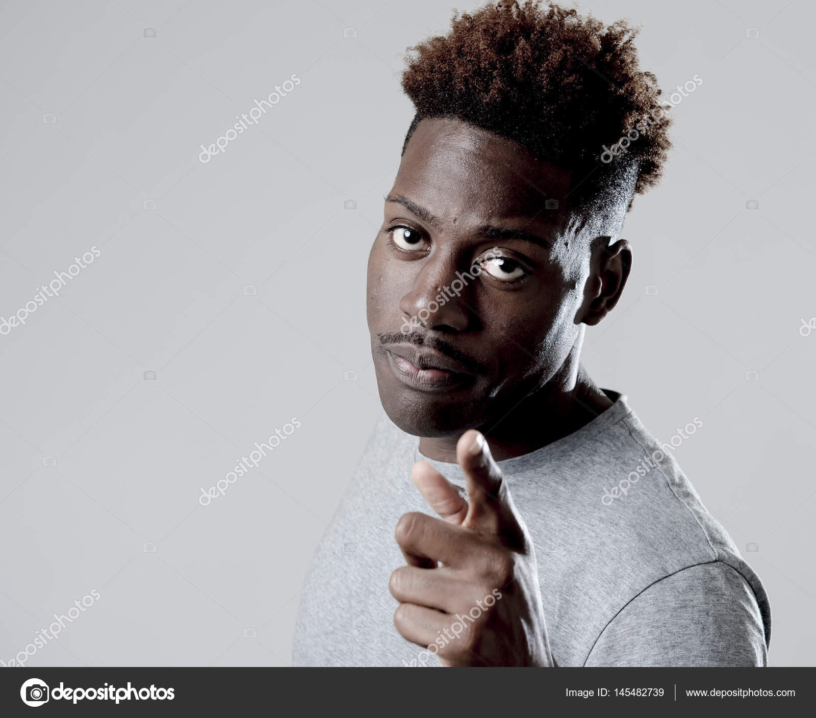 Angry Black Guy Face