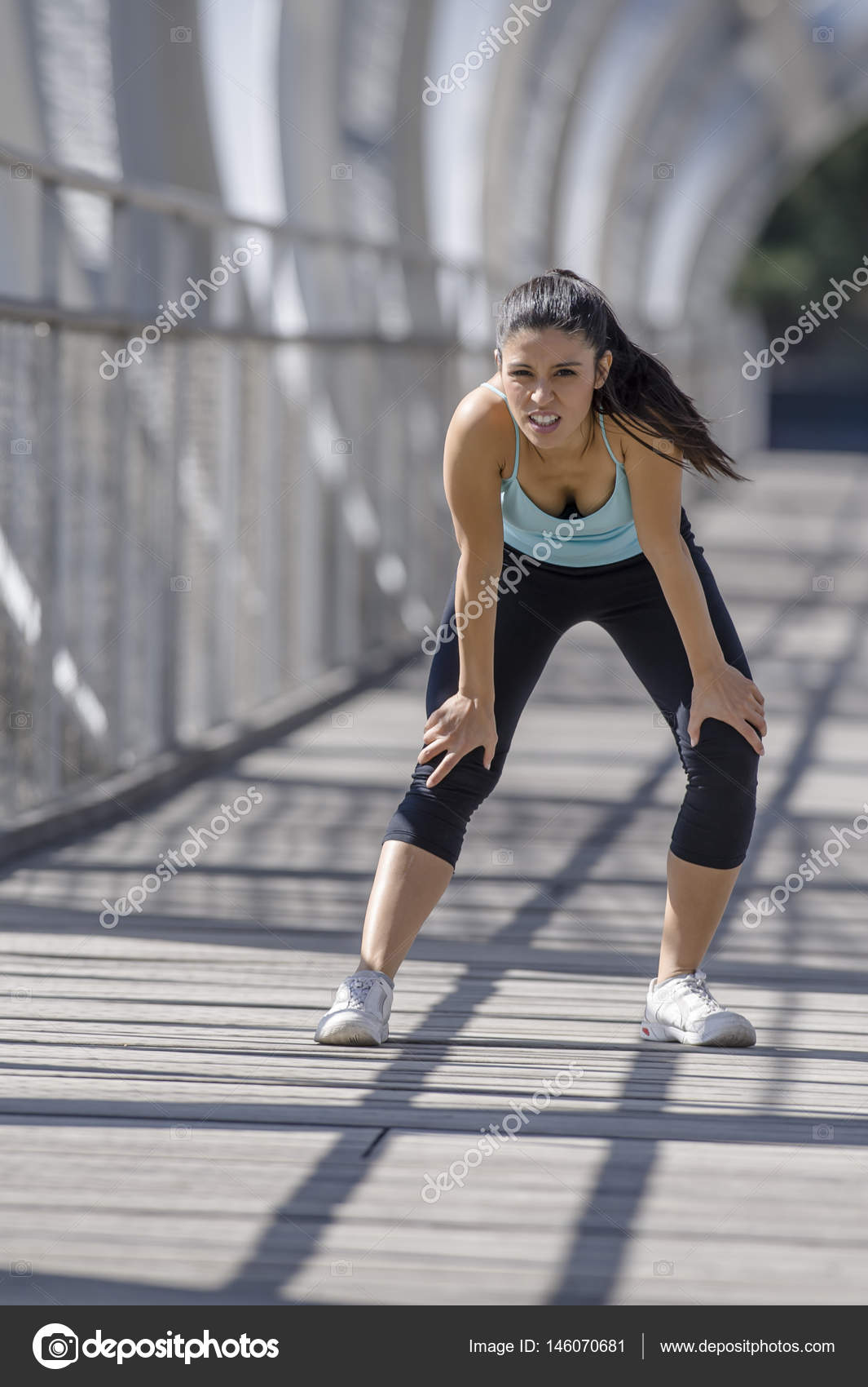 Tired Female Runner