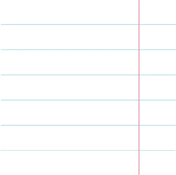 Notebook paper texture — Stock Vector © worldofvector #144644477