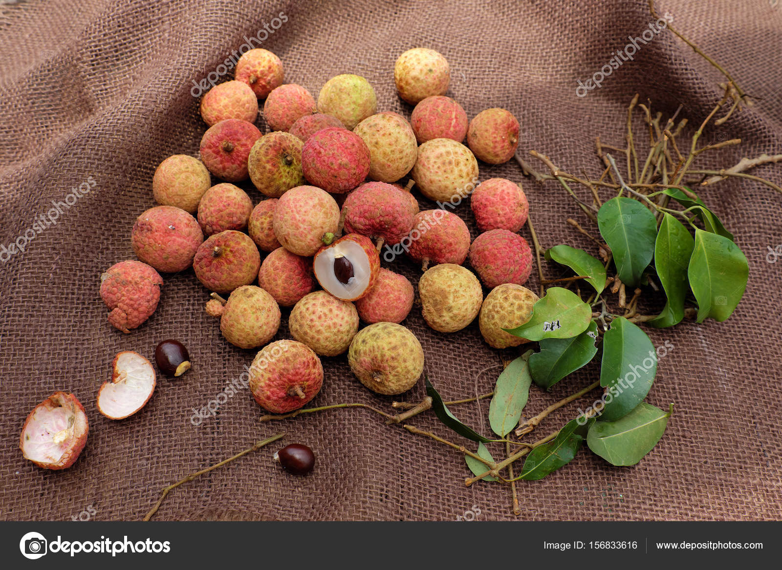 Brown Lychee Fruit