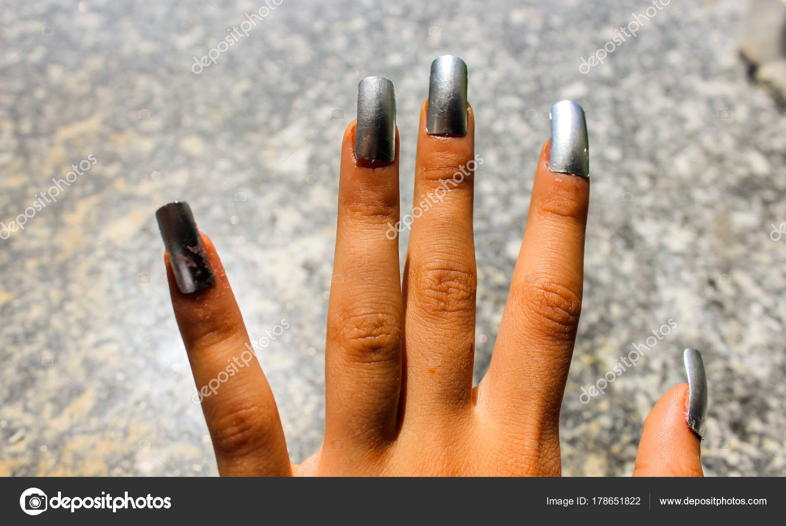 False nails that recall the animal claws — Stock Photo © soniacri ...
