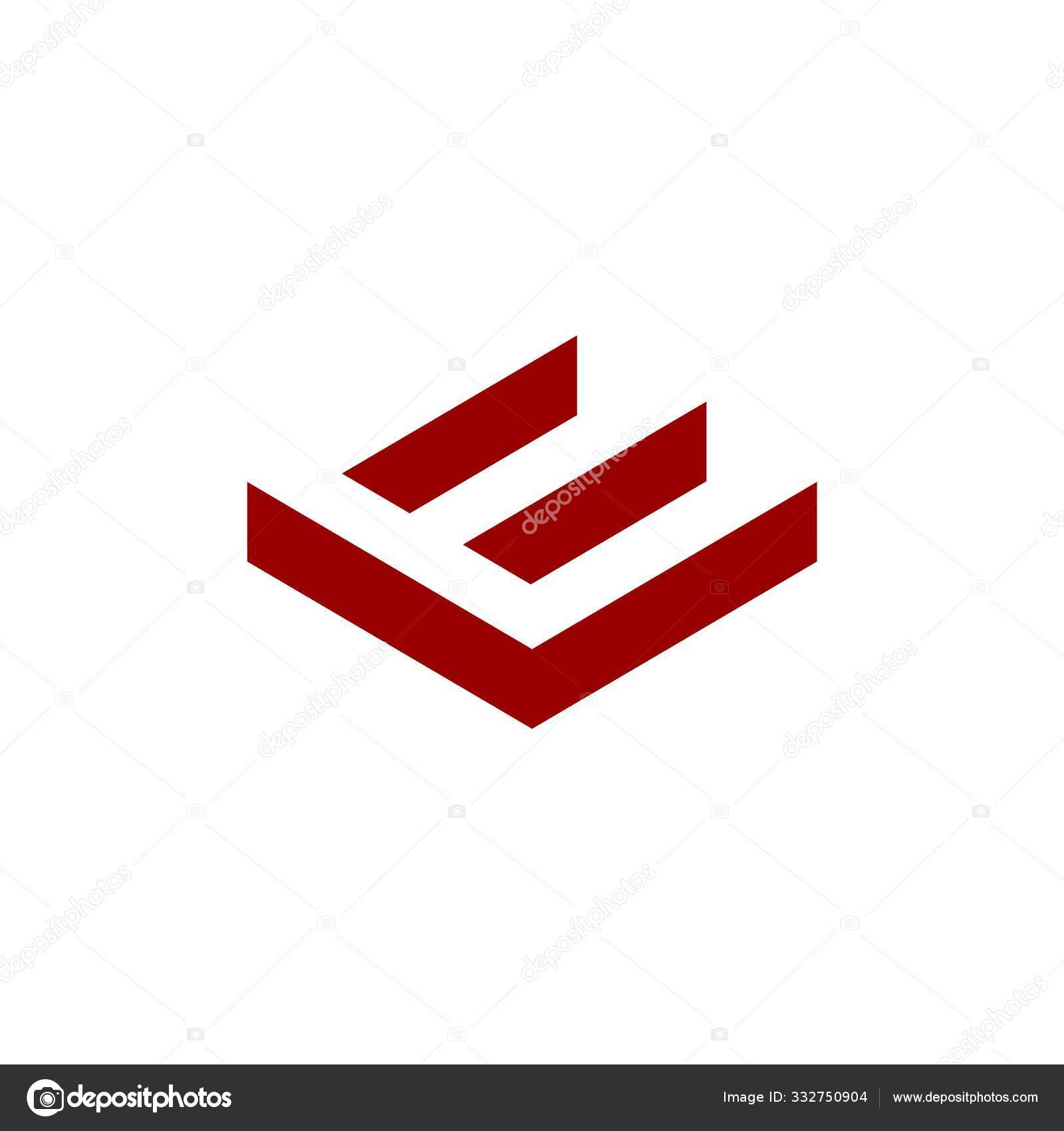 Initial E negative space logo vector Stock Vector Image by ©starwash ...