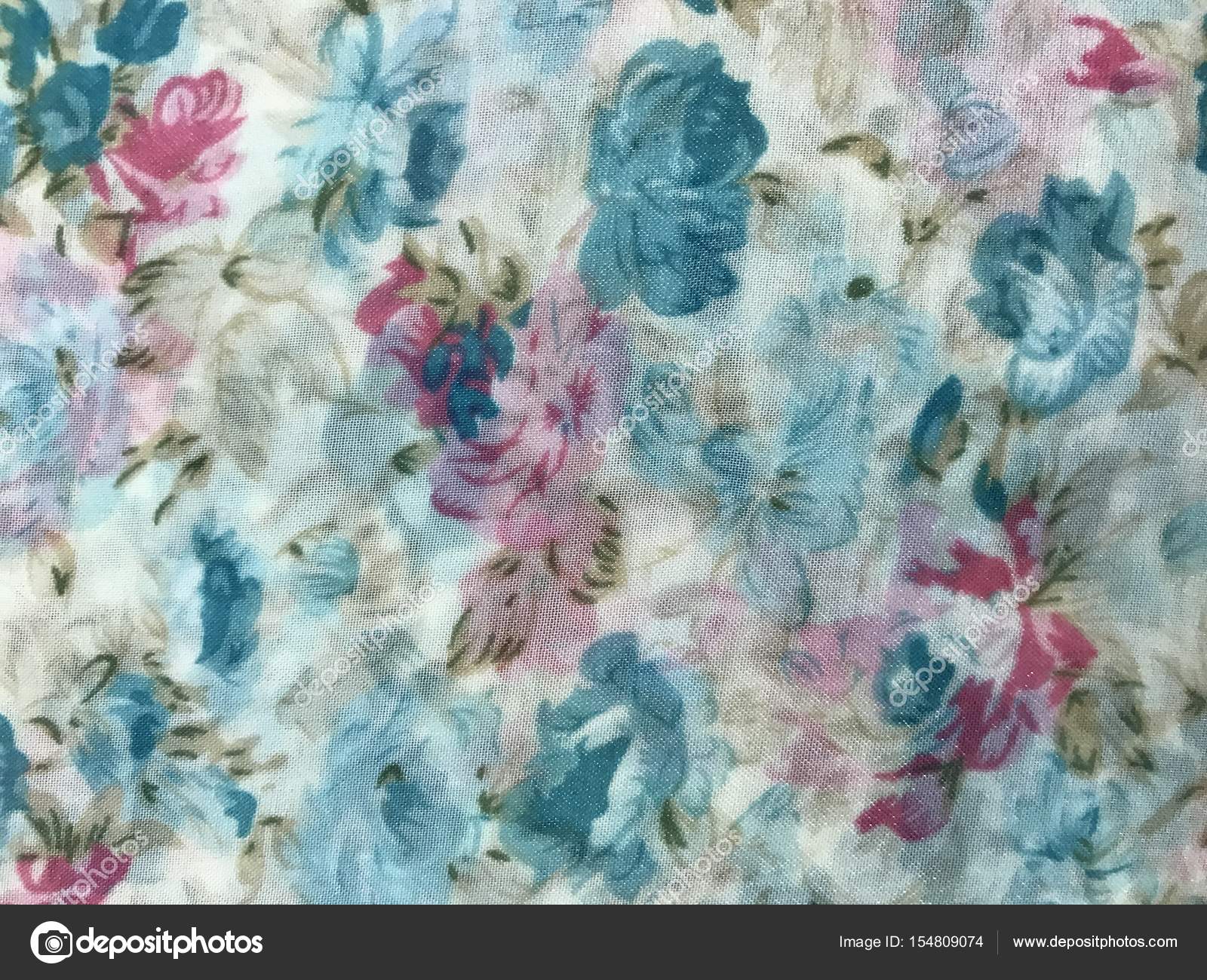 Beautiful colorful flowers on batik background Stock Photo by ©badins ...