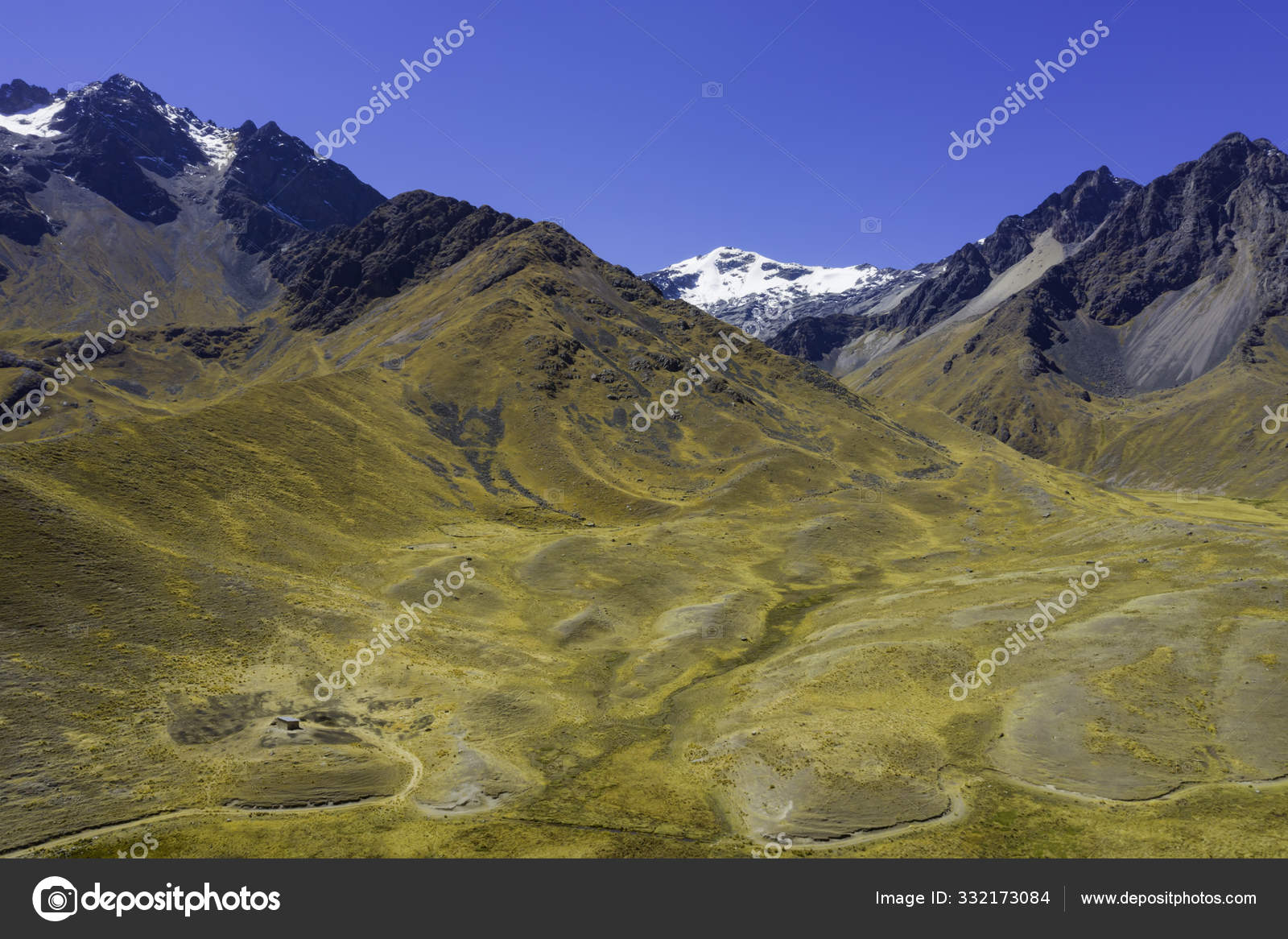Abra Raya Border Puno Cusco You Can See Part Snow — Stock Photo ...