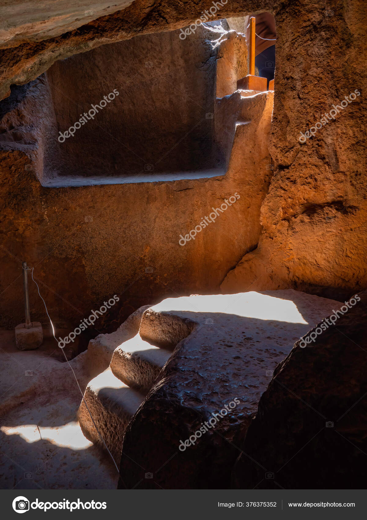 Small Altar Quechua Gods Underground Cave Inca Ruins Archaeological ...
