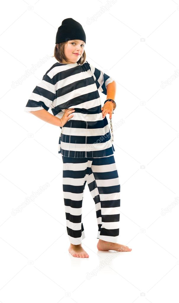 Smiling confident teenage prisoner Stock Photo by ©Bruno135 128244788