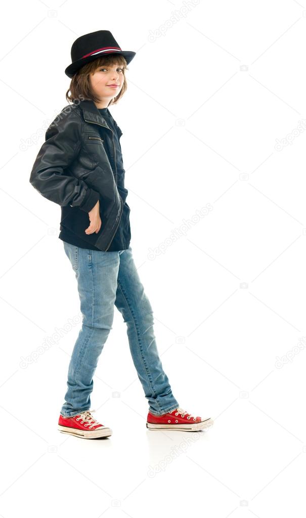Smiling confident teenage rocker boy Stock Photo by ©Bruno135 128254154 Smiling confident teenage rocker boy Stock Photo by ©Bruno135 128254154