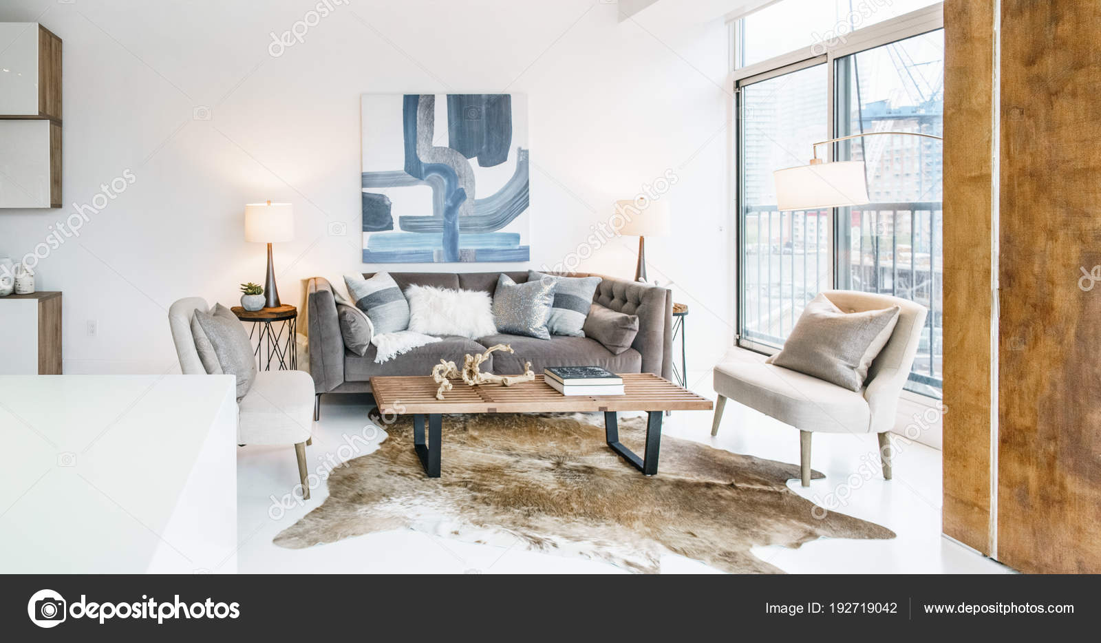 Interior Modern Furnished Living Room Stock Photo by ©Bruno135 192719042 Interior Modern Furnished Living Room Stock Photo by ©Bruno135 192719042