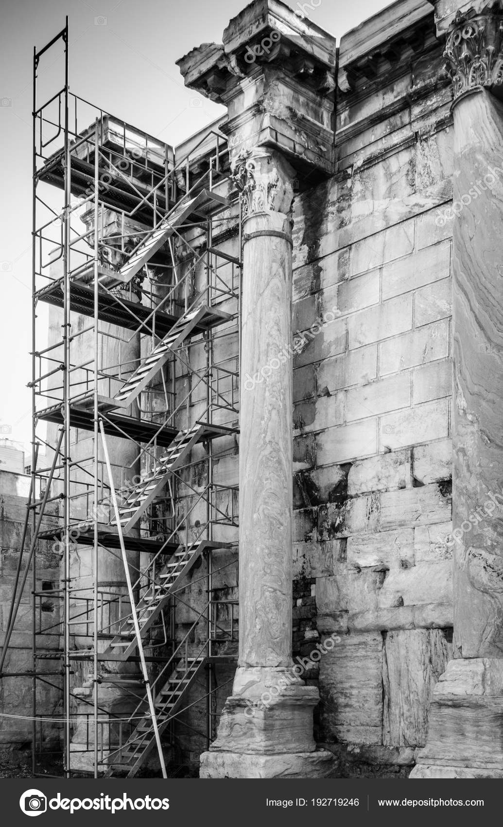 Ancient Hadrian's Library Athens Greece Stock Photo by ©Bruno135 192719246