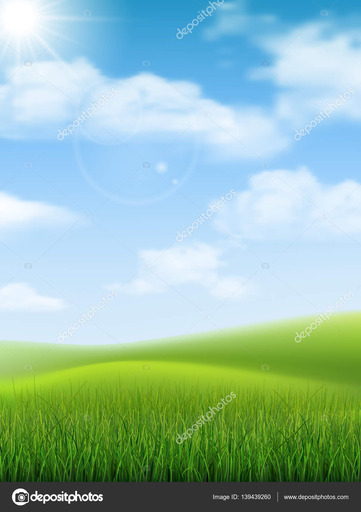 Grass Hill Vector