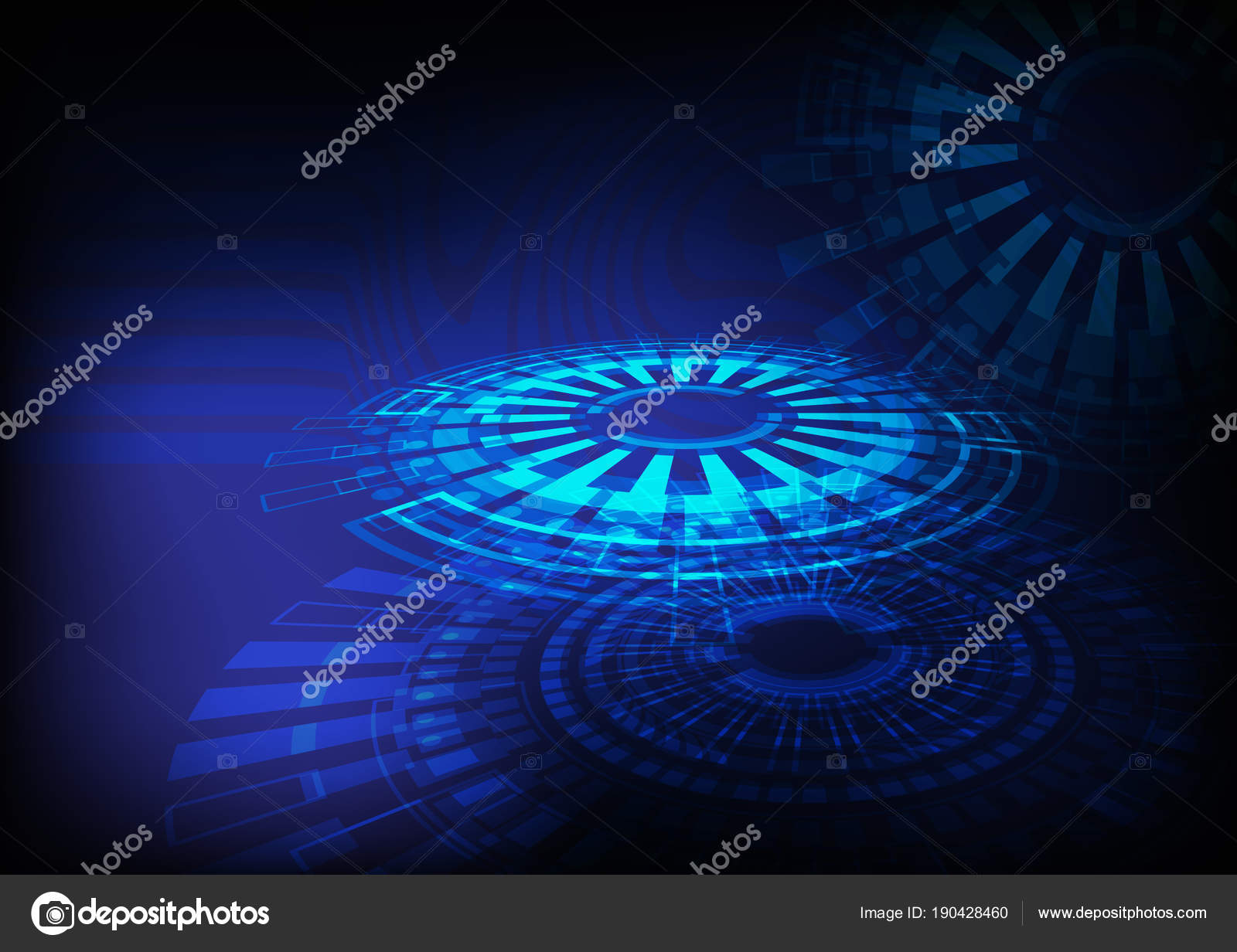 Vector Background Communication Technology Concept Stock Vector by ...