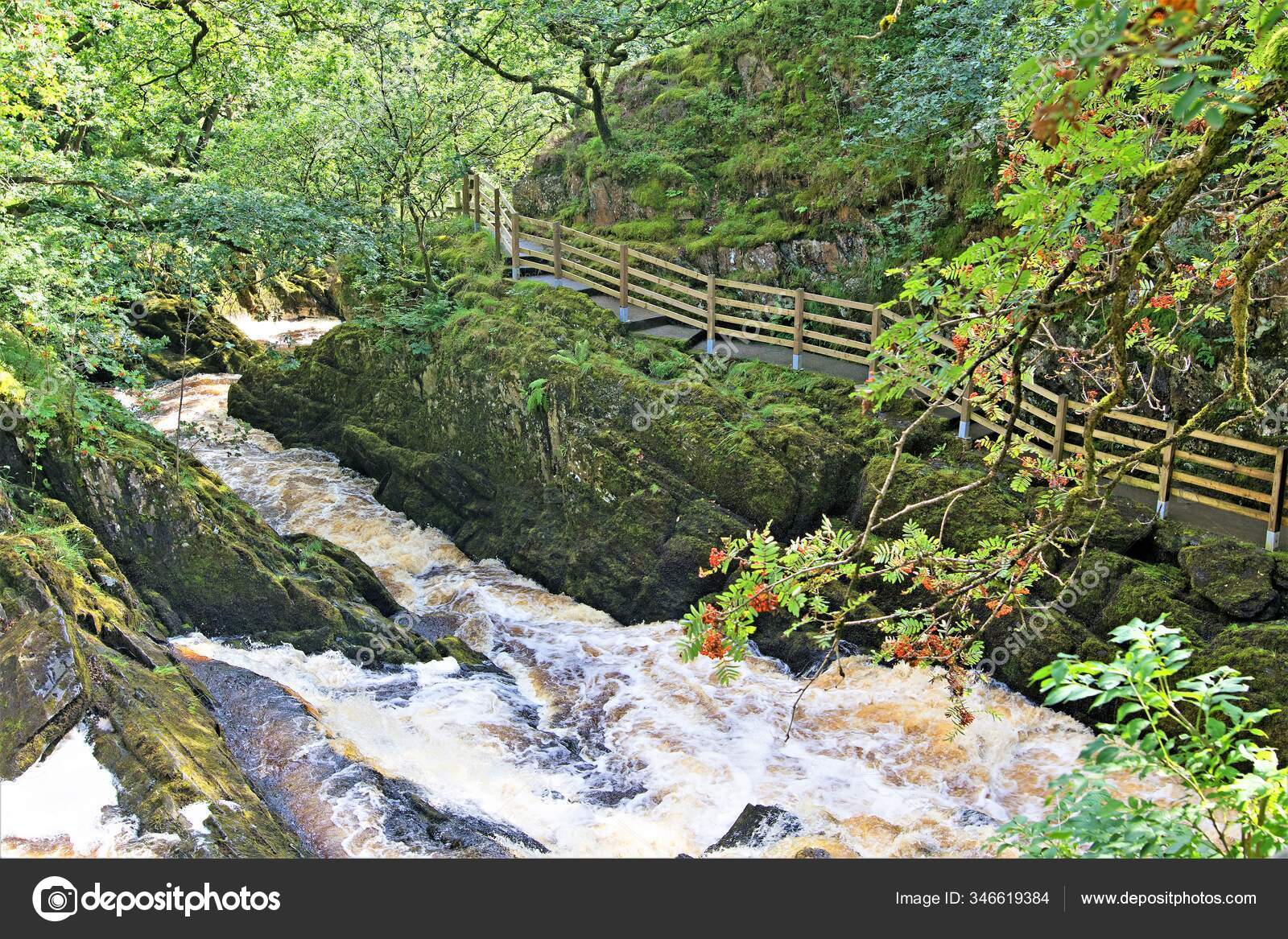 Ingleton Village Civil Parish Craven District North Yorkshire England ...