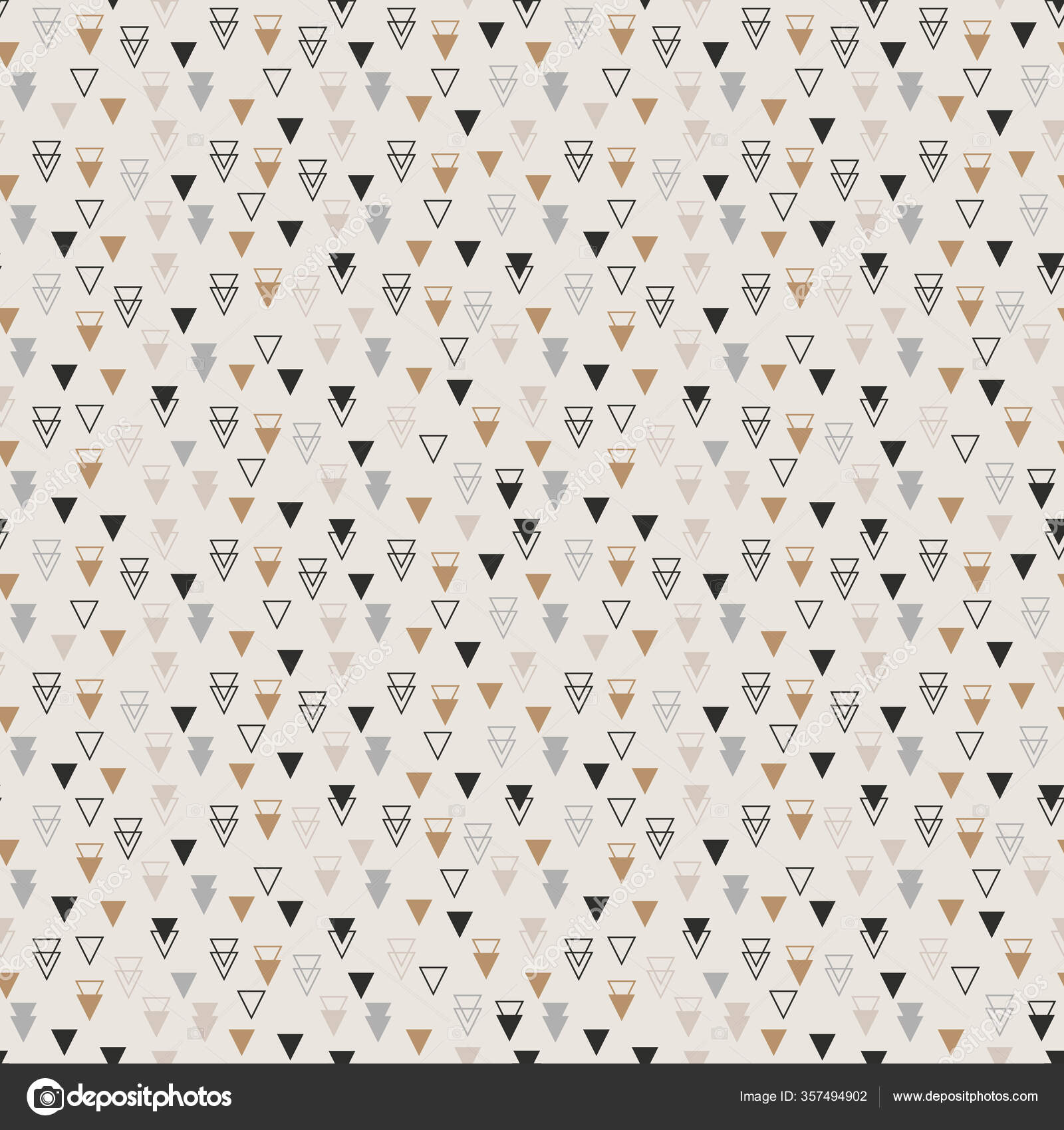 Triangle pattern in pastel colour. Abstract seamless vector background ...