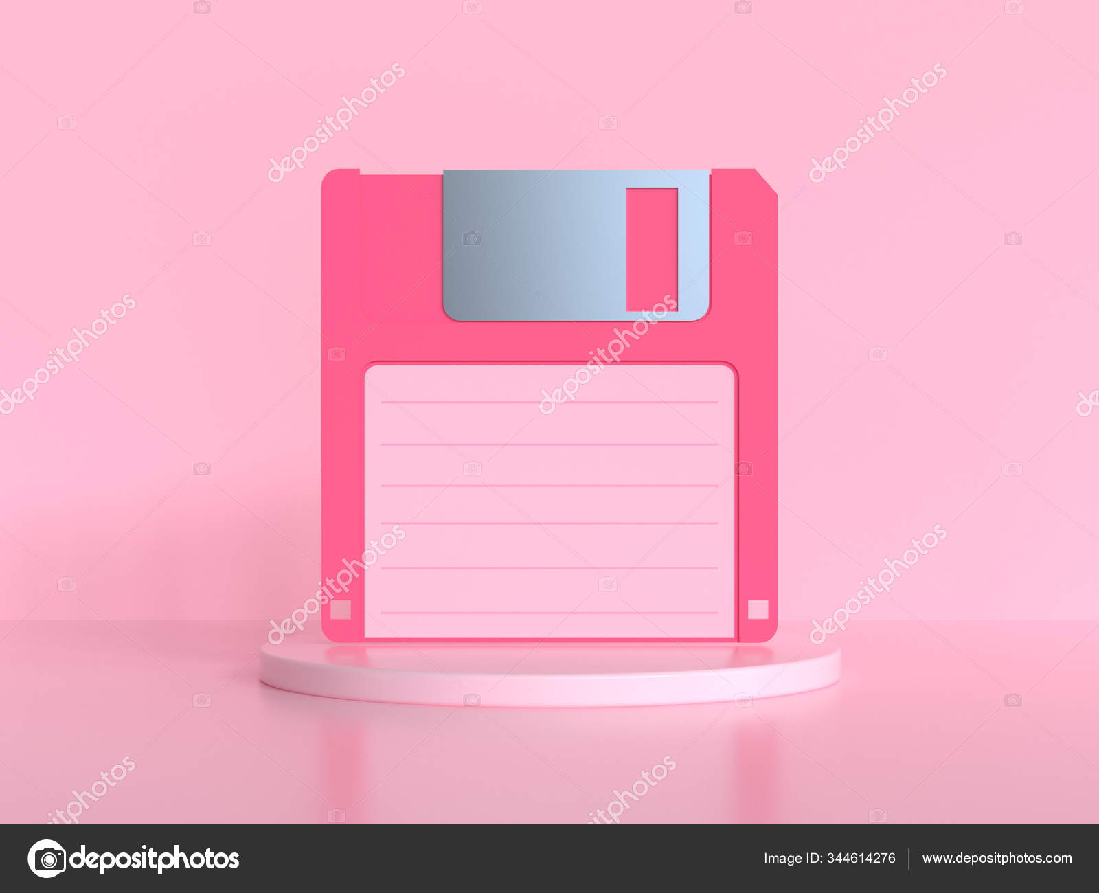 Pink Floppy Disk