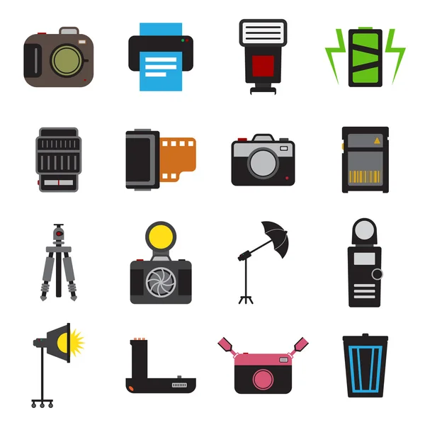 Photo icons — Stock Vector © bioraven #12096520