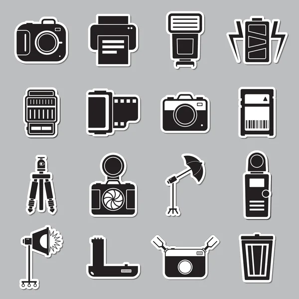 Photography icons — Stock Vector © Alexynder #23134090