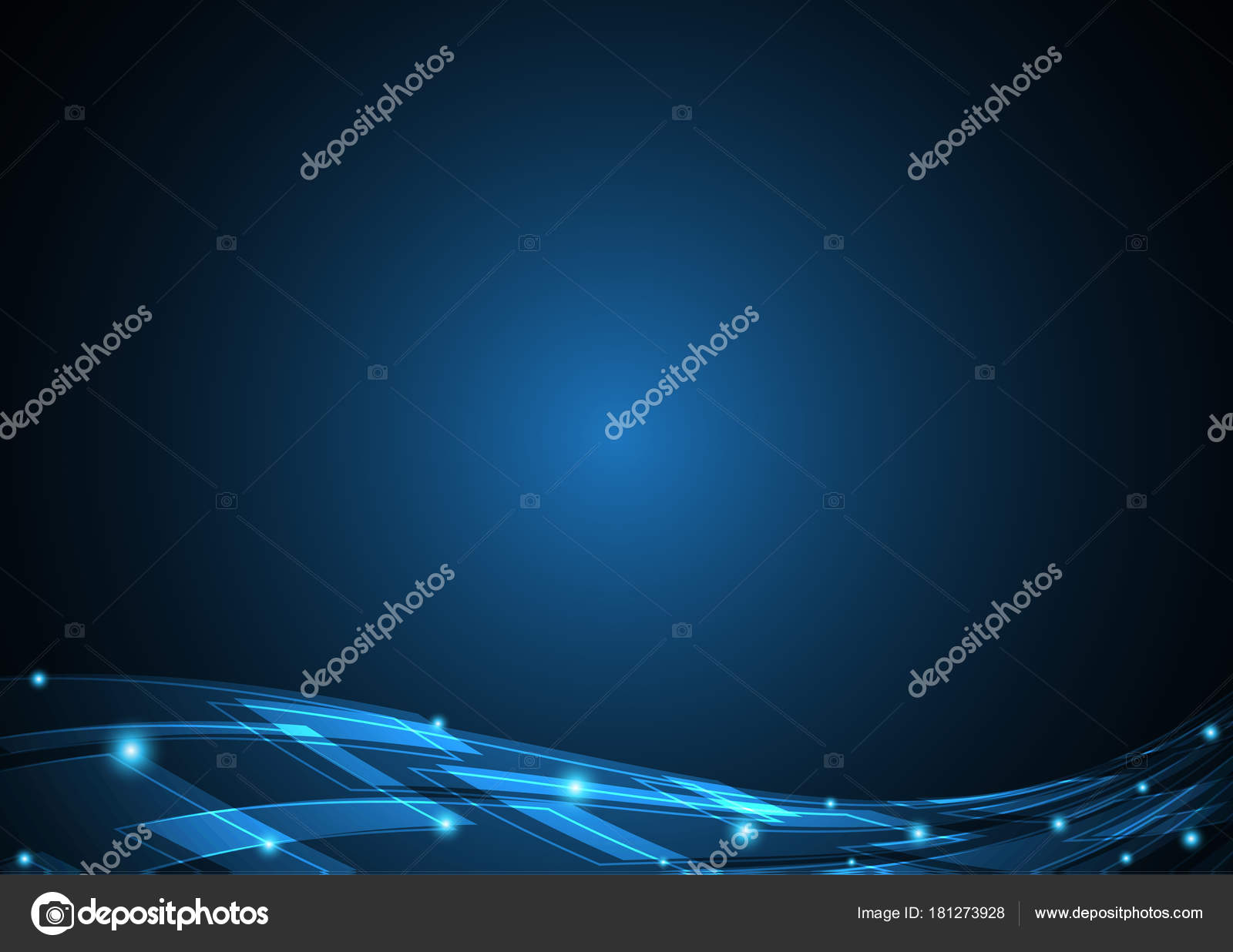Technology digital future abstract rectangle wave background Stock Vector Image by ...