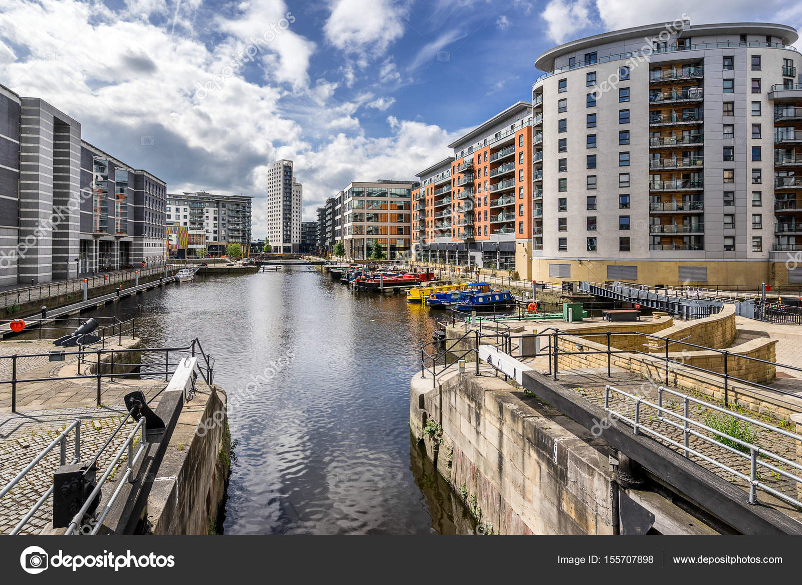 Leeds Dock in the city of Leeds — Stock Photo © GBP27 #155707898