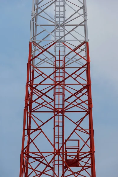 Red color radar tower Stock Photos, Royalty Free Red color radar tower ...