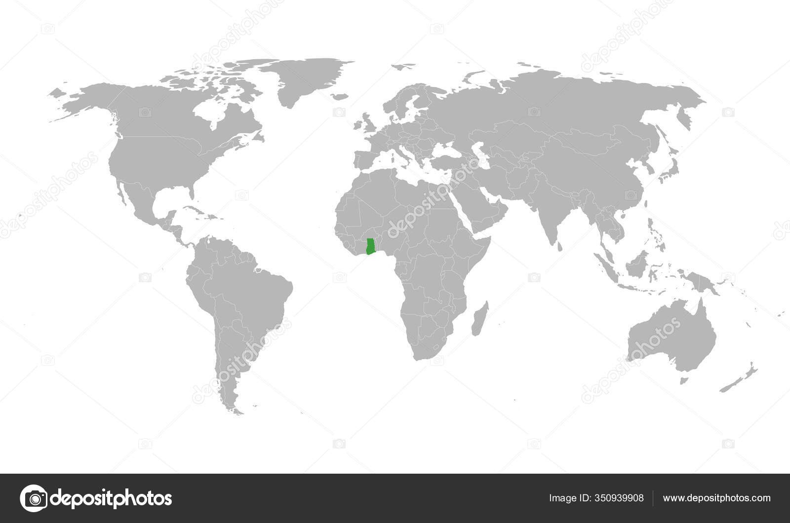 ghana location in world