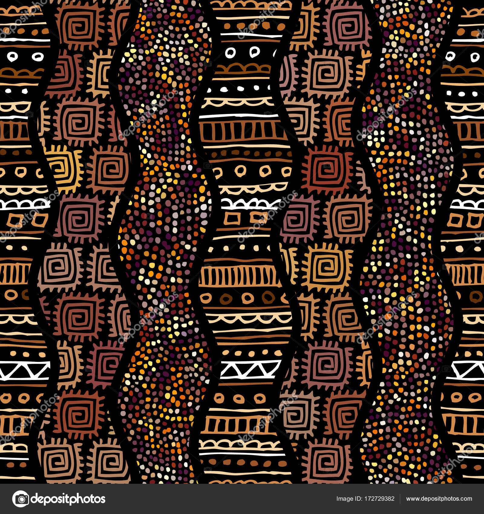 Ethnic Seamless Pattern In African Style Stock Vector By ©kastanka