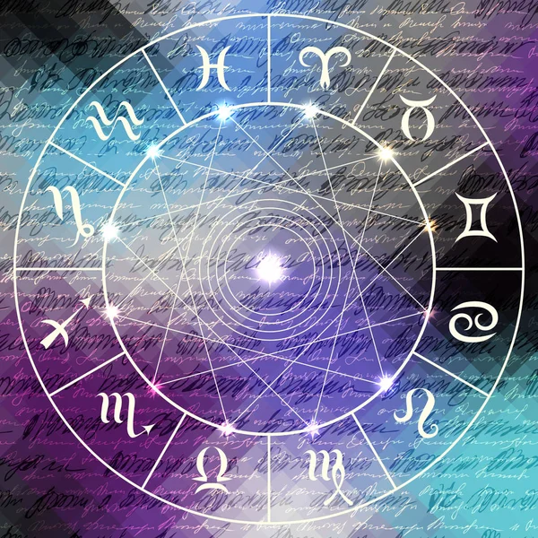 Magic circle with zodiacs sign. Stock Vector Image by ©kastanka #173960742