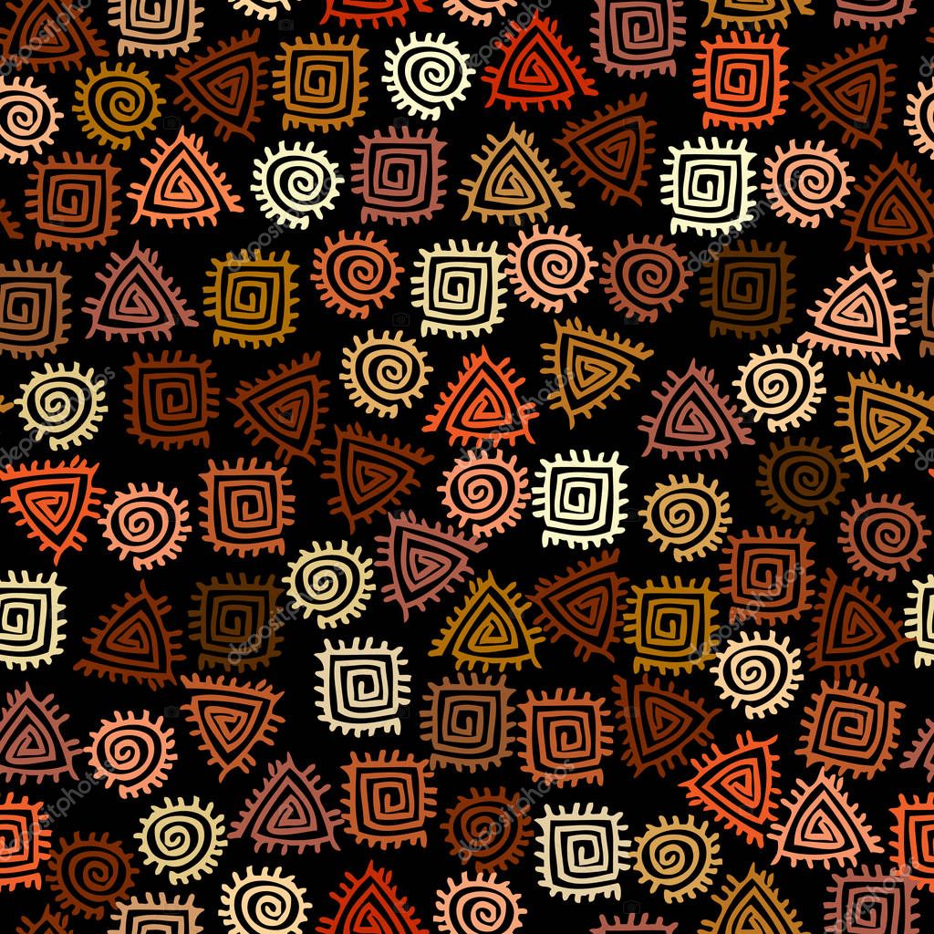 Ethnic Seamless Pattern In African Style — Stock Vector © Kastanka