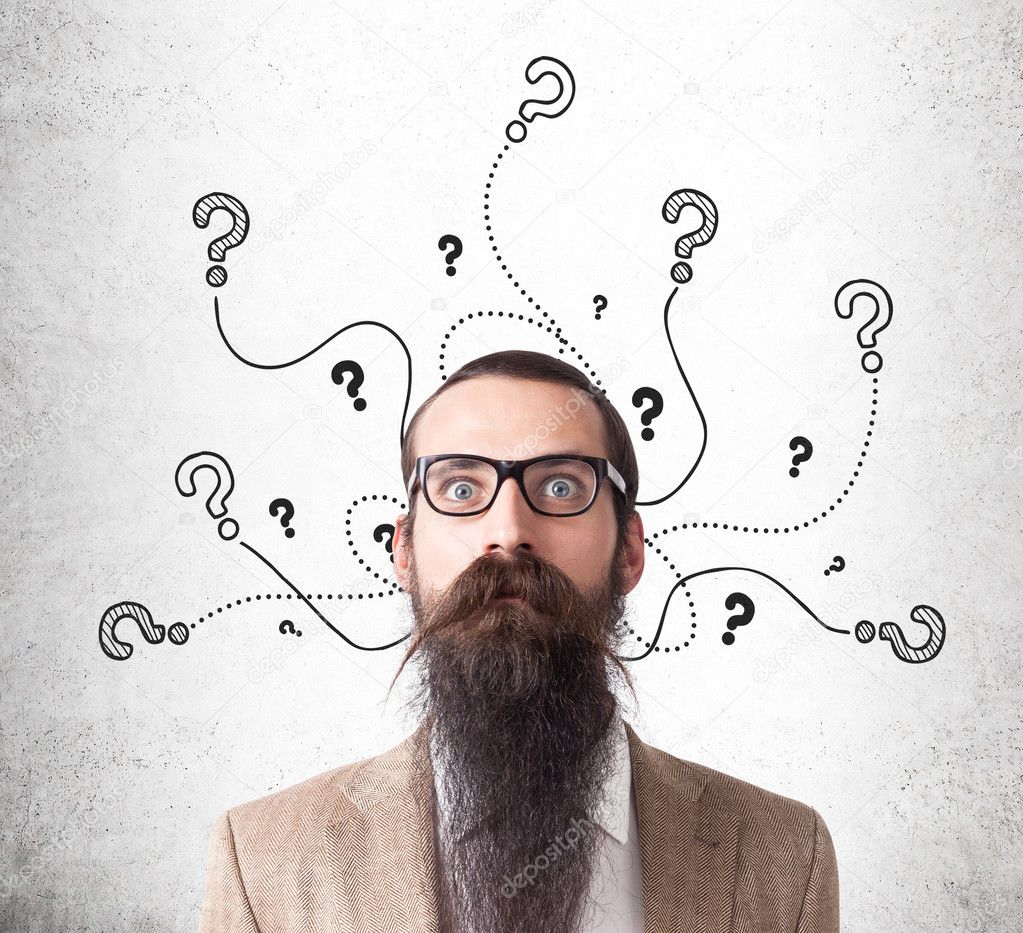 Question Mark Beard Anger Management