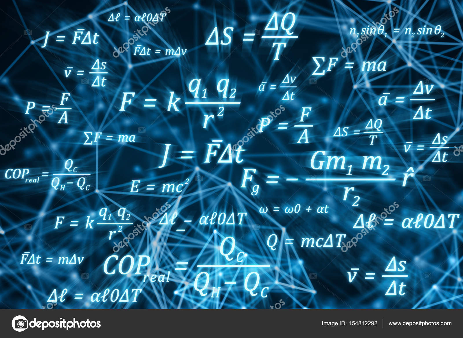 Shining Physics Maths Formulas