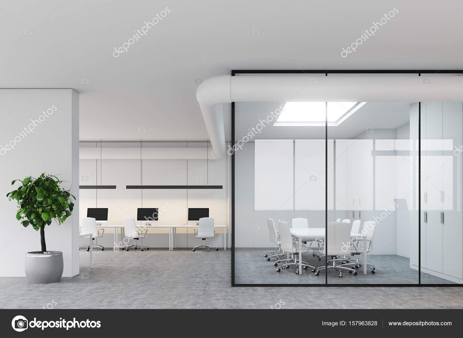 Meeting room and open space Stock Photo by ©denisismagilov 157963828