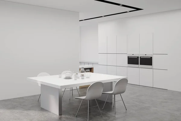 White kitchen benchtop Stock Photos, Royalty Free White kitchen ...