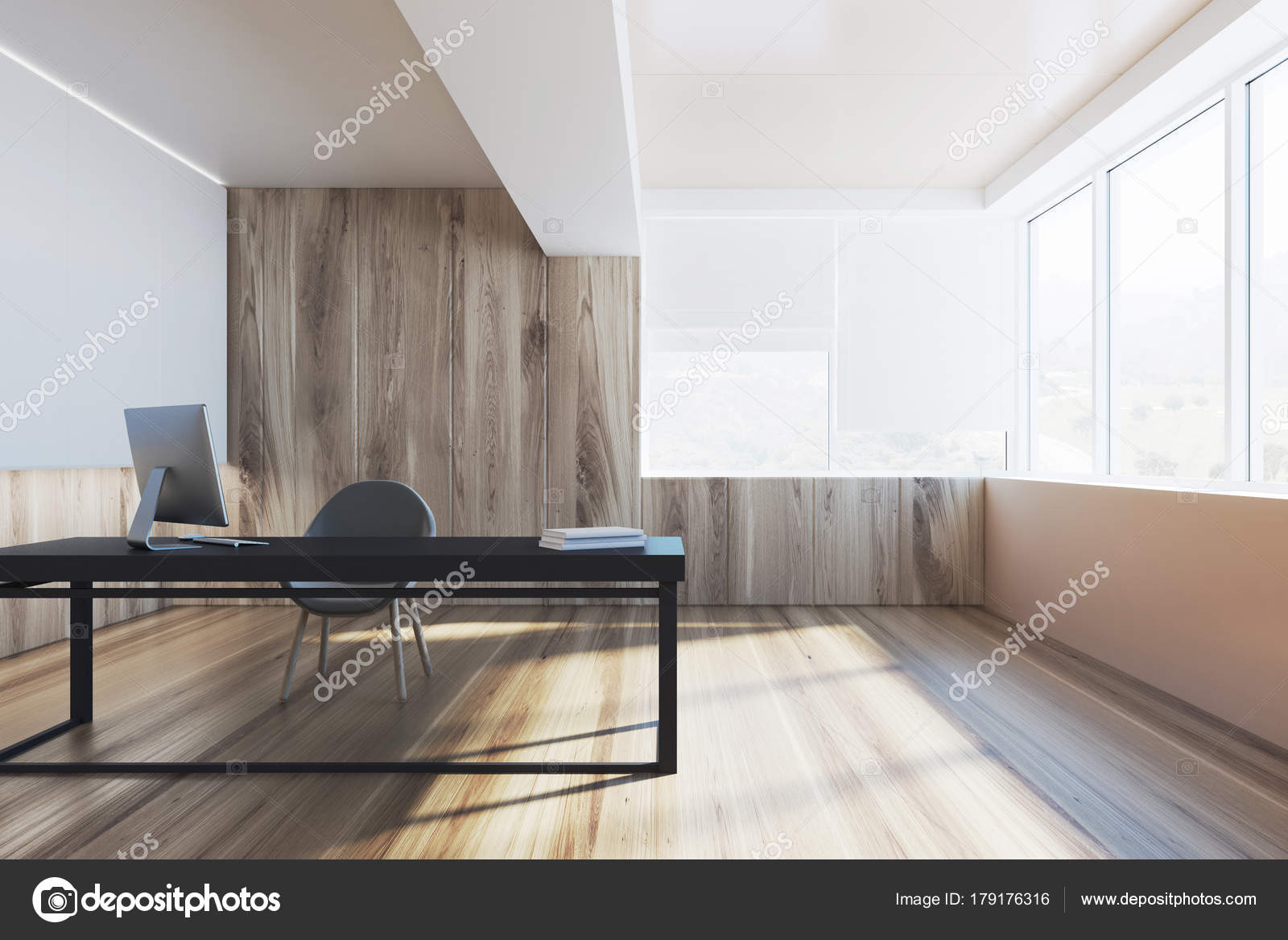 CEO office, window — Stock Photo © denisismagilov #179176316