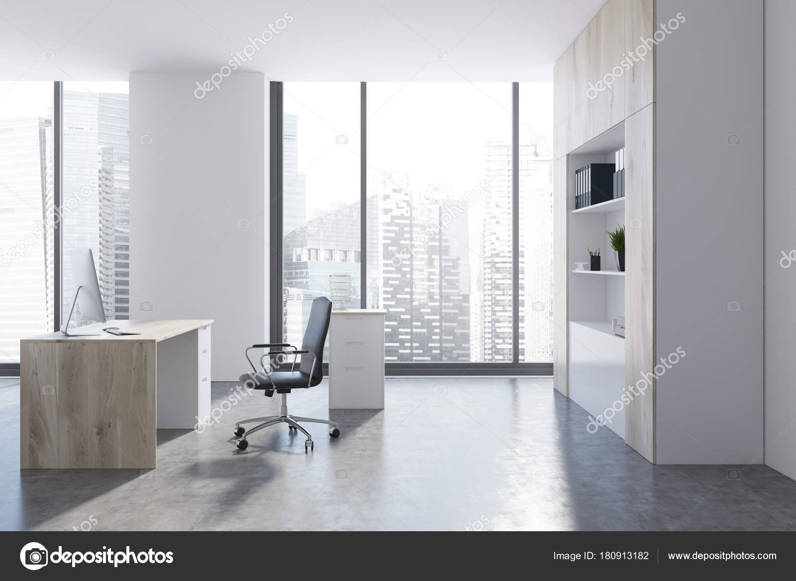 Luxury Office Design White