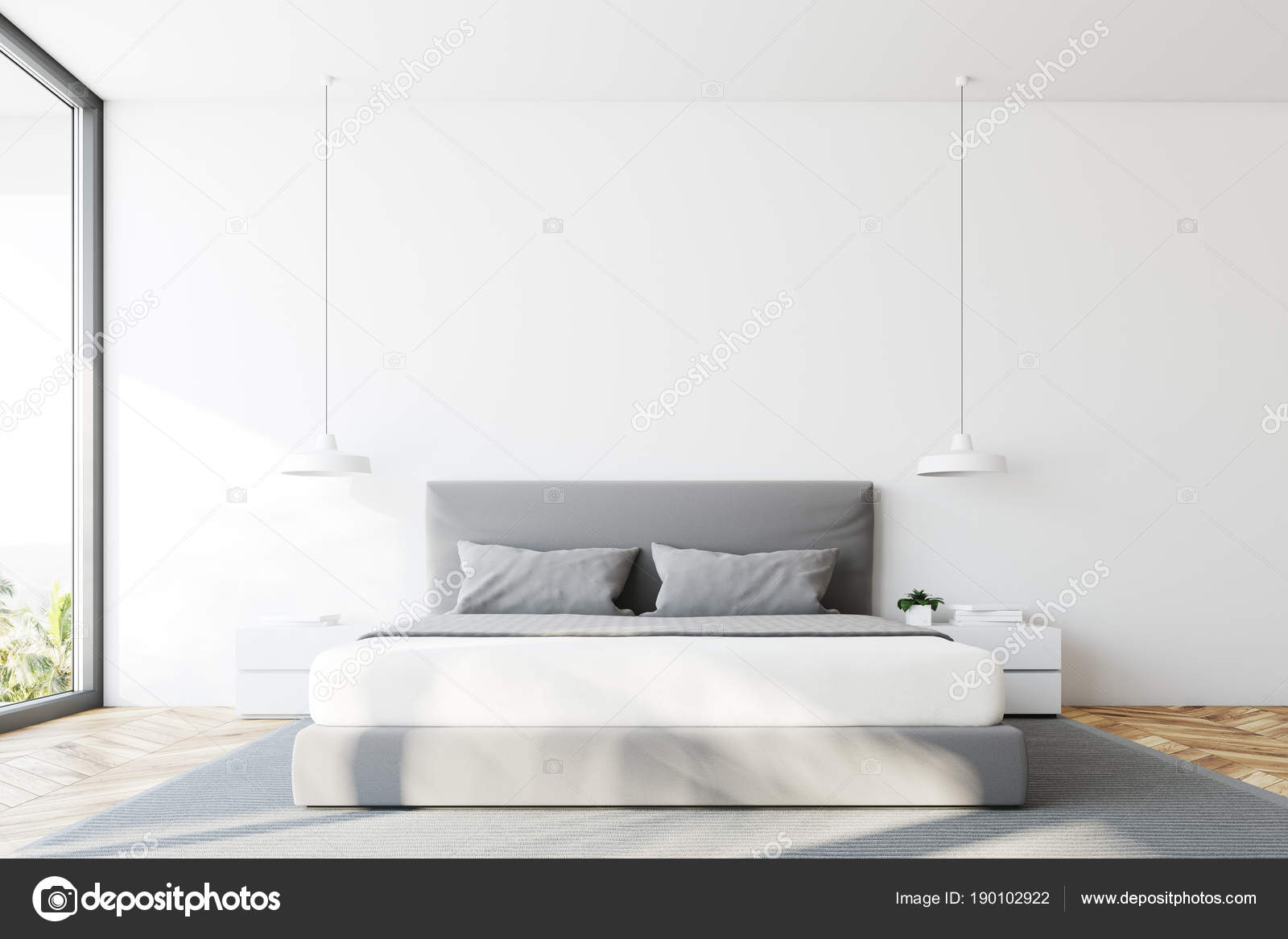 Master Bedroom Bed Front View