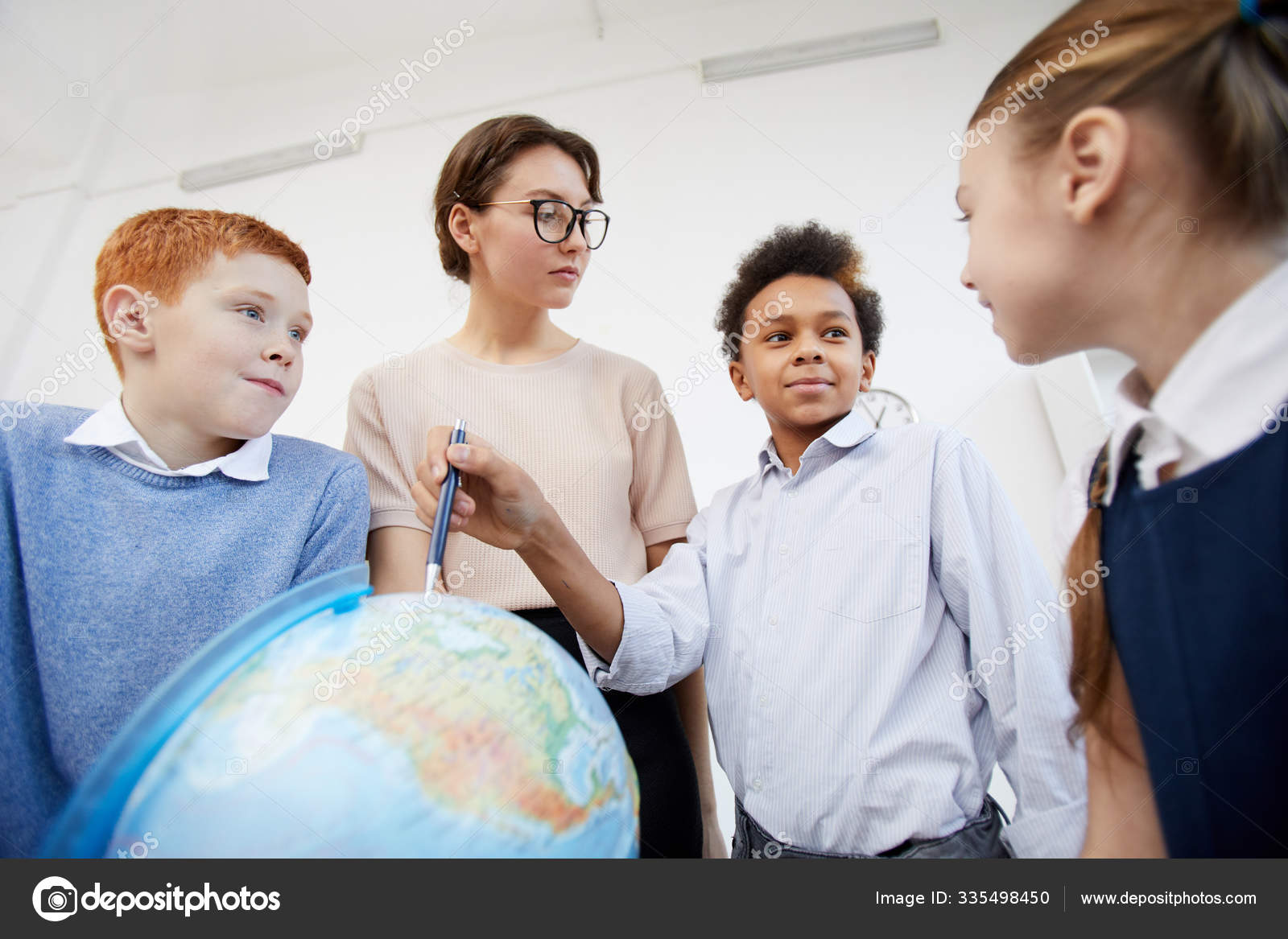 Geography lesson at school — Stock Photo © annas.stills.gmail.com ...