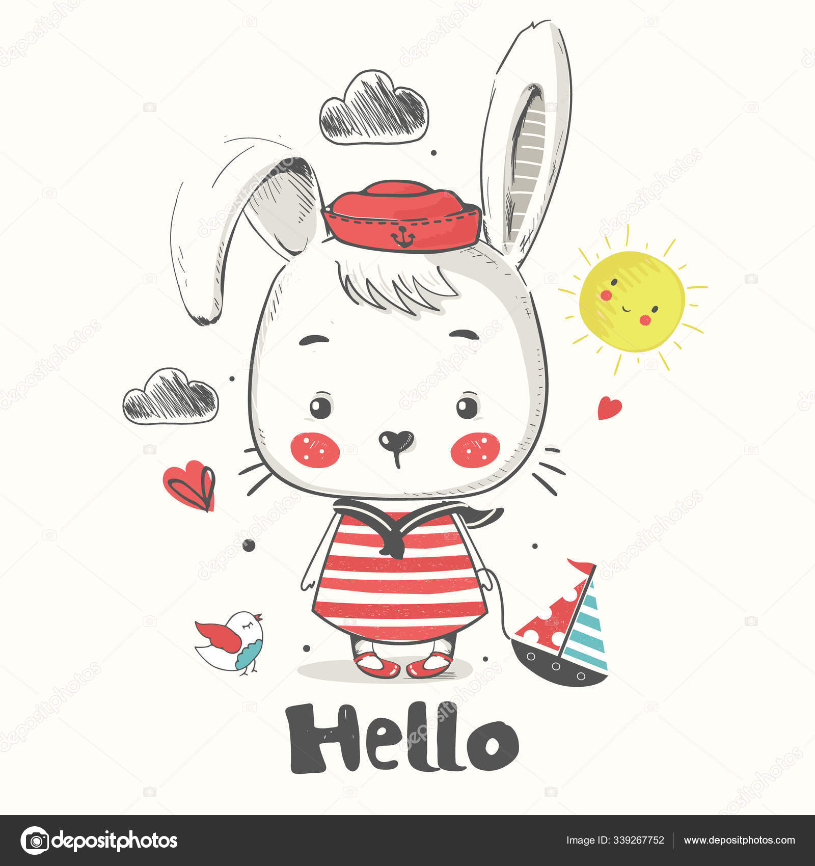 Cute Cartoon Hand Prints