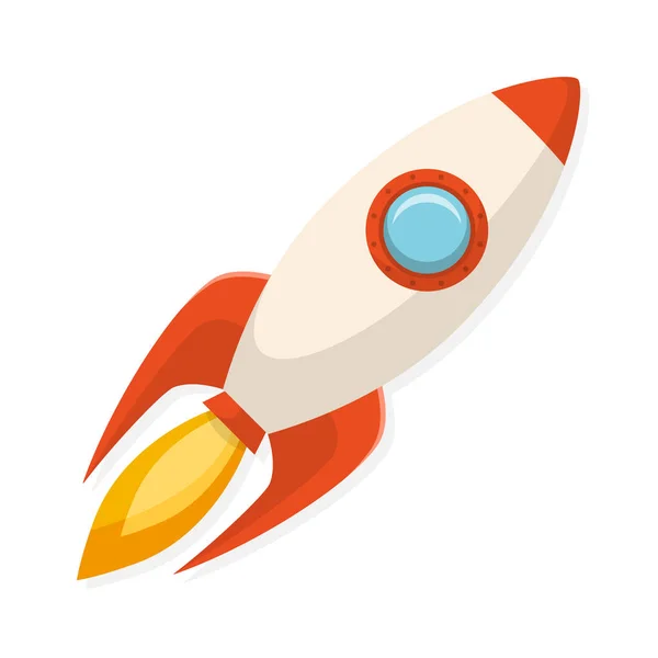 Rocket ⬇ Vector Image by © princerko | Vector Stock 68053533