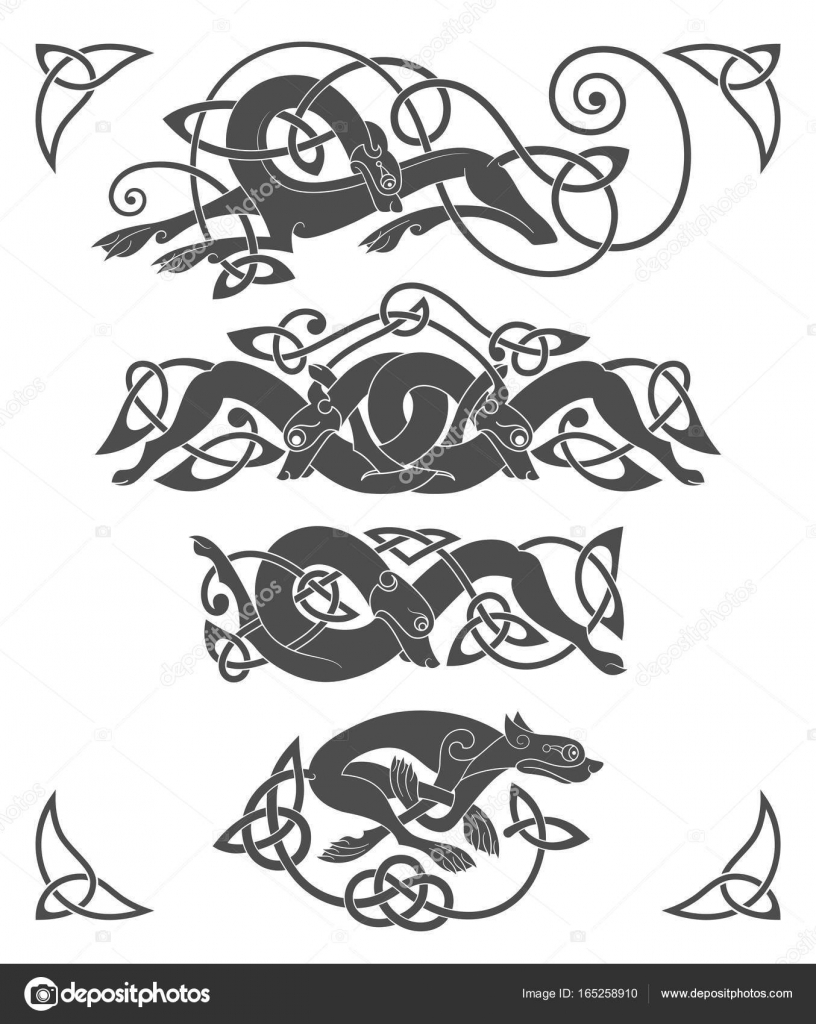 Celtic Wolf Symbol