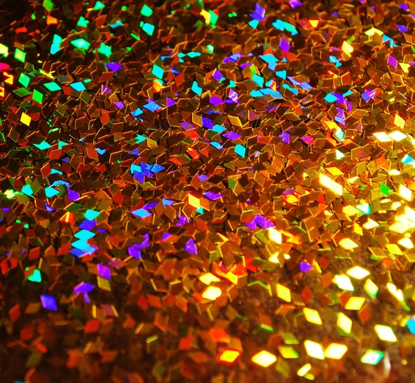 Texture of small iridescent glitter sparkles. Close-up - Stock Image ...